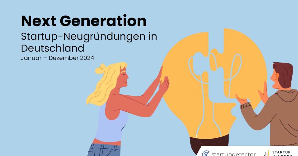 Next Generation: Startup-Neugründungen in Deutschland 2024 ...